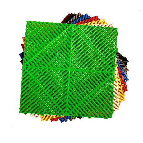 PP Garage Floor Tile In Interlocking Plastic Grid Floor - TFcomposite